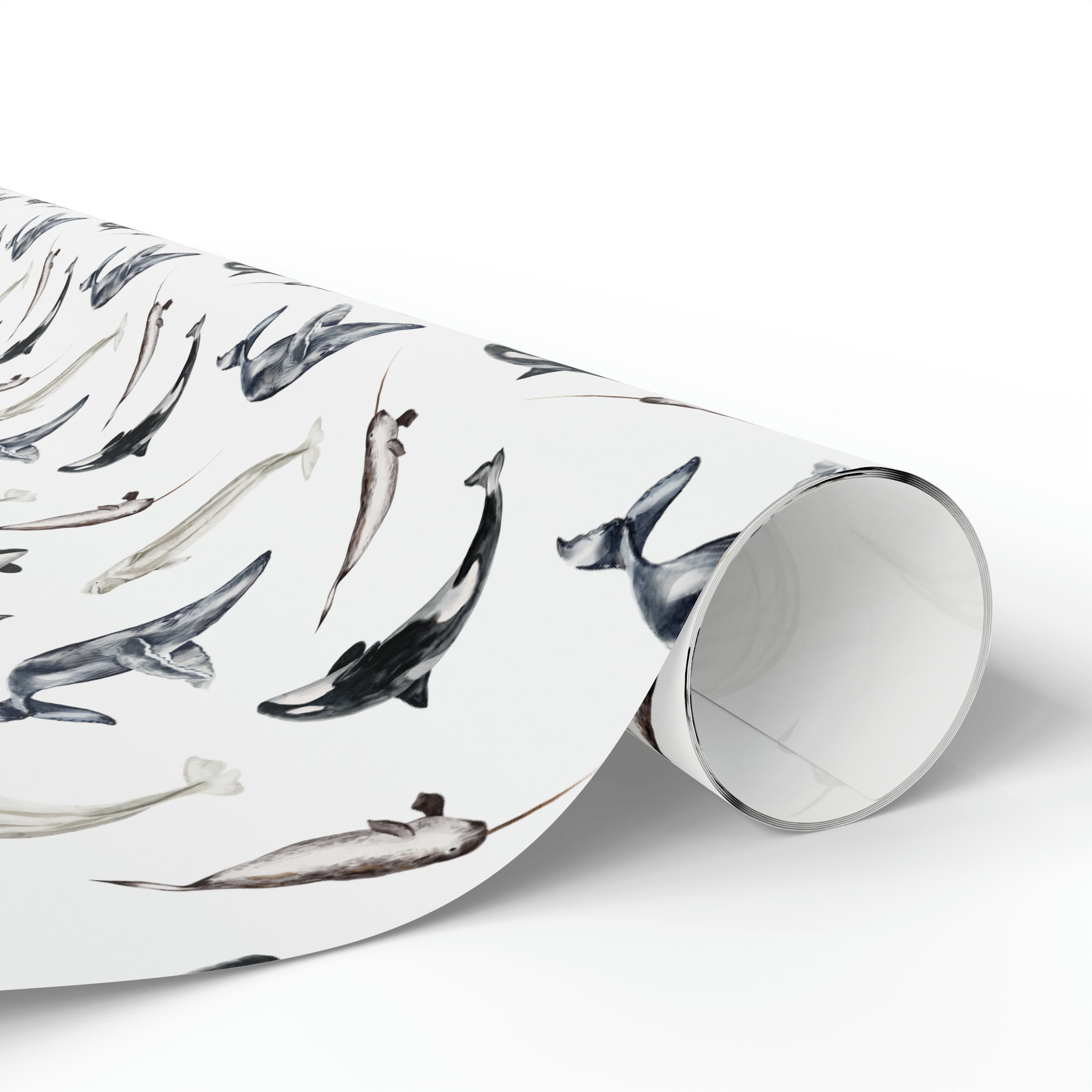 Arctic Animals Wrapping Paper Roll, Arctic Gifts, Polar Animals Gift ...