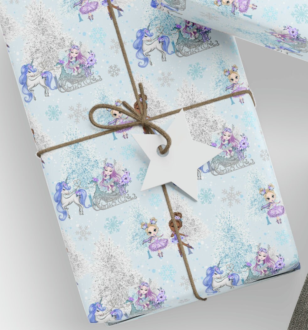 Ballerina Princess Wrapping Paper Roll, Ballerina Gifts, Ballerina ...