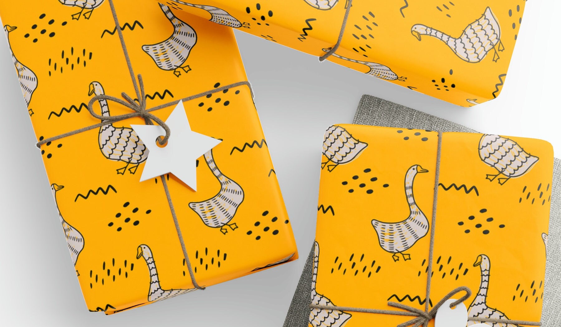 Goose Gift Wrapping Paper, Goose Gifts, Goose Birthday Gift Wrapping ...
