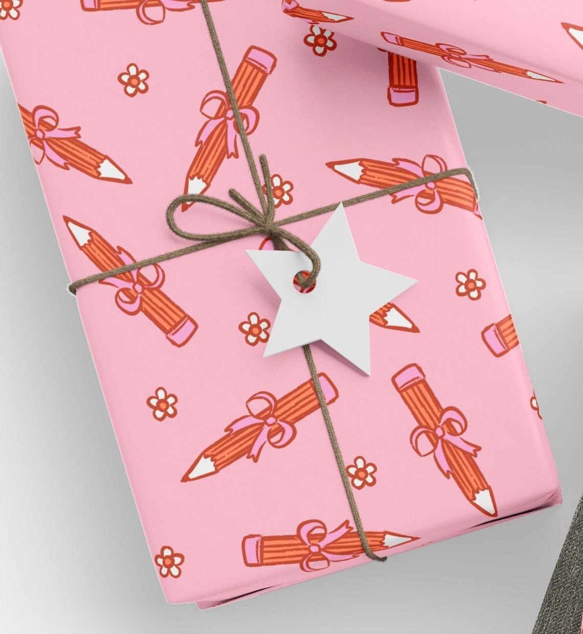 Pencil Gift Wrapping Papers, Back to School Gift Wrapping Paper Roll ...