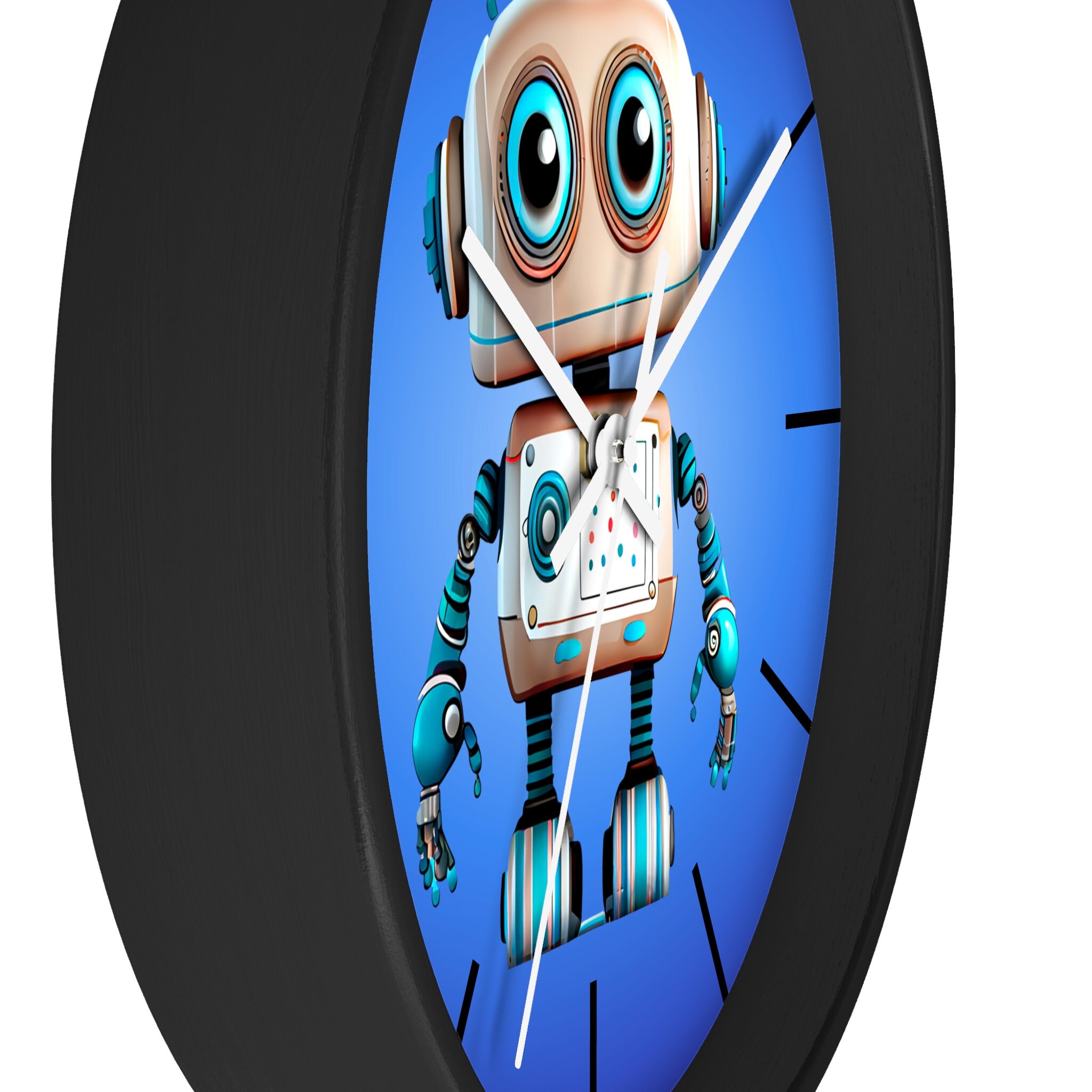 Boy Robot Wall Clock, Robot Clock, Robot Custom Wall Clock - Etsy Australia
