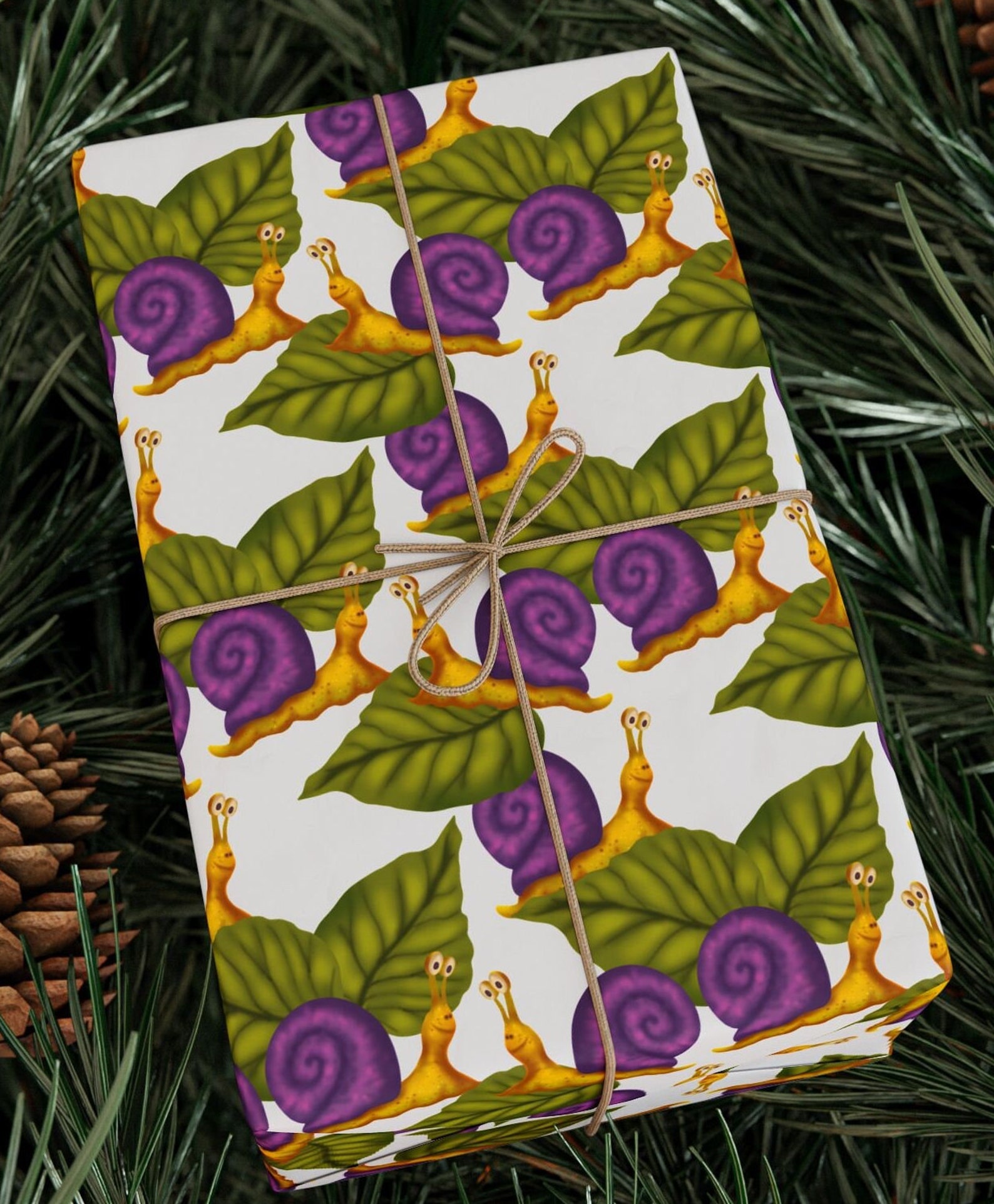 Snail Wrapping Papers, Snail Gifts Wrapping Paper Roll, Cute Snail ...