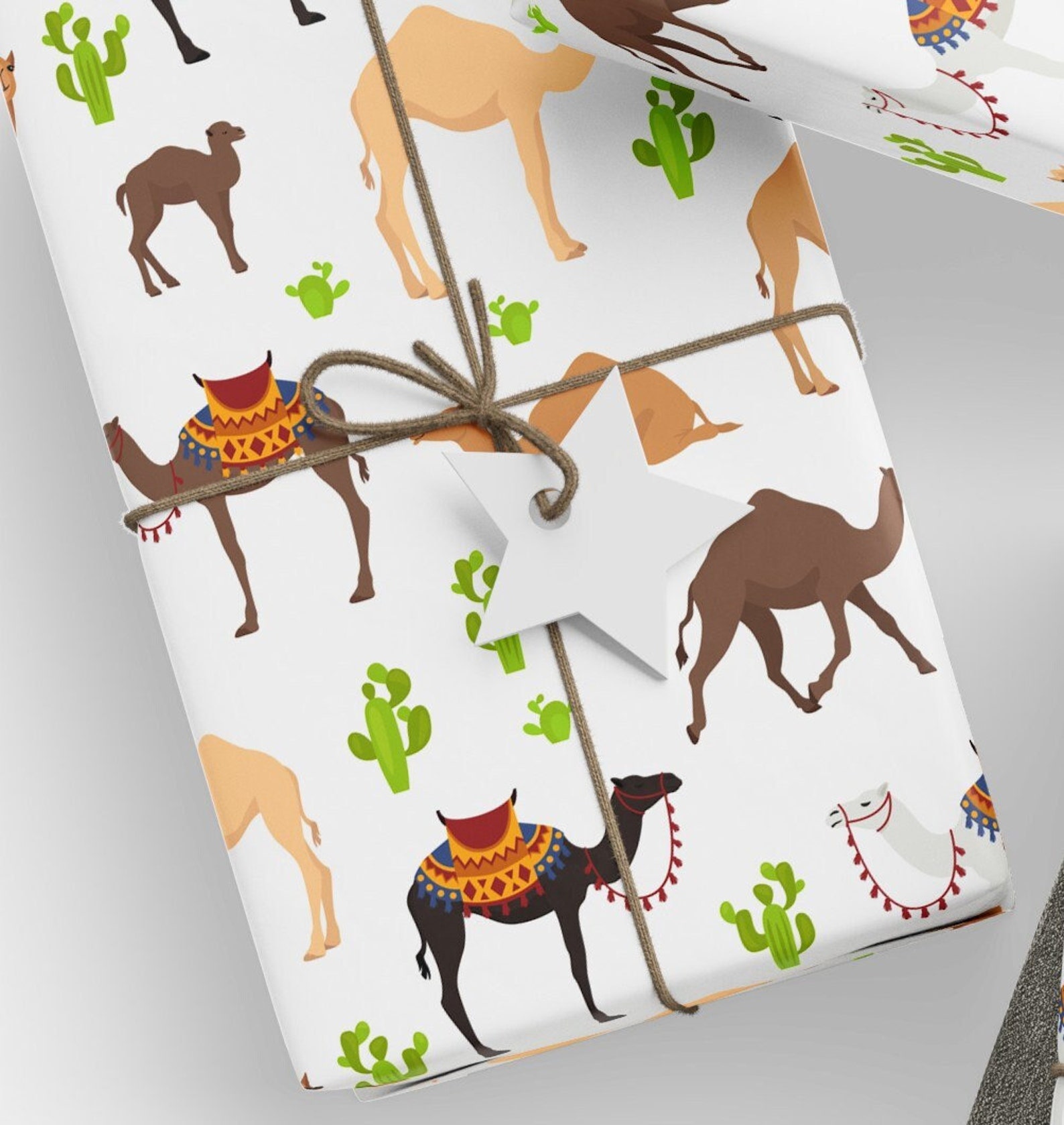 Camel Wrapping Papers, Camel Gifts Wrapping Paper, Camel Birthday Gifts ...
