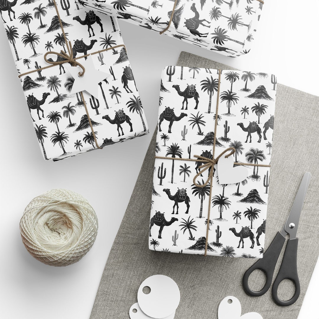 Camel Gift Wrapping Papers, Camel Birthday Gifts Wrapping Paper, Camel ...