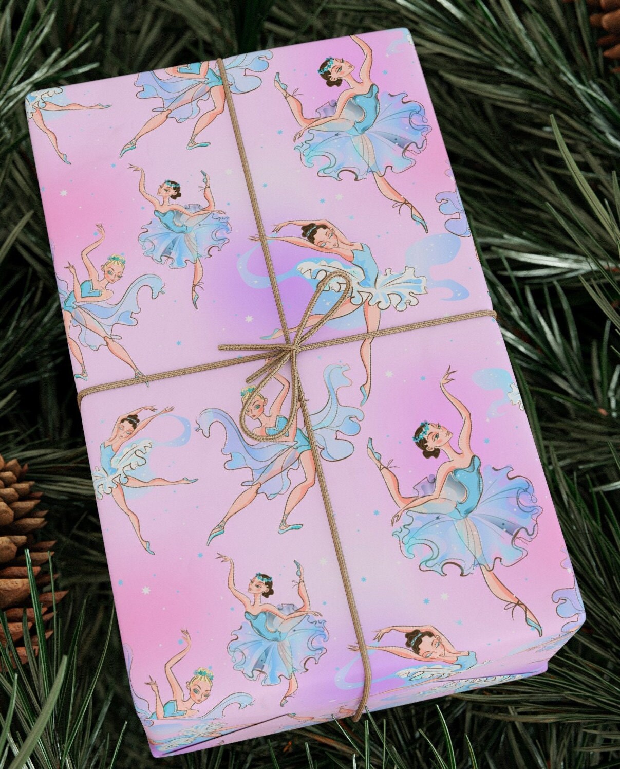 Ballet Wrapping Papers, Ballerina Gifts Wrapping Paper, Ballet Dancer ...