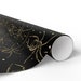 Spider Wrapping Papers, Gold Spiders Wrapping Paper, Spider Gifts ...