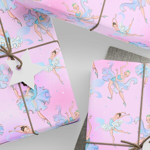Ballet Wrapping Papers, Ballerina Gifts Wrapping Paper, Ballet Dancer ...