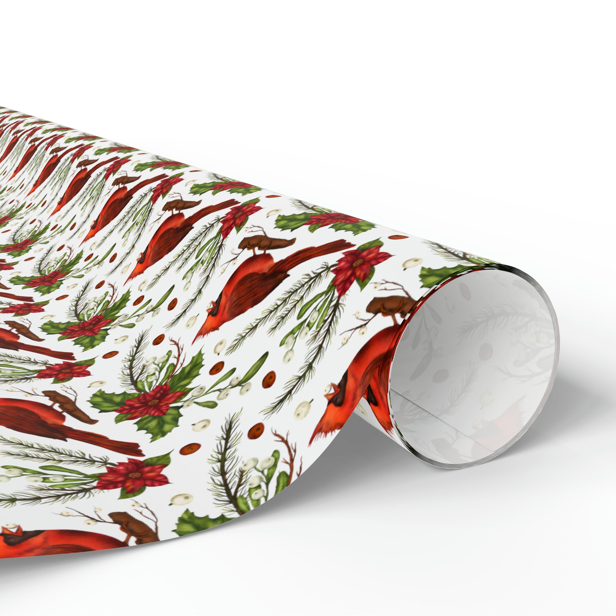 Red Cardinal Wrapping Paper Roll, Cardinals Gifts, Cardinal Gift ...