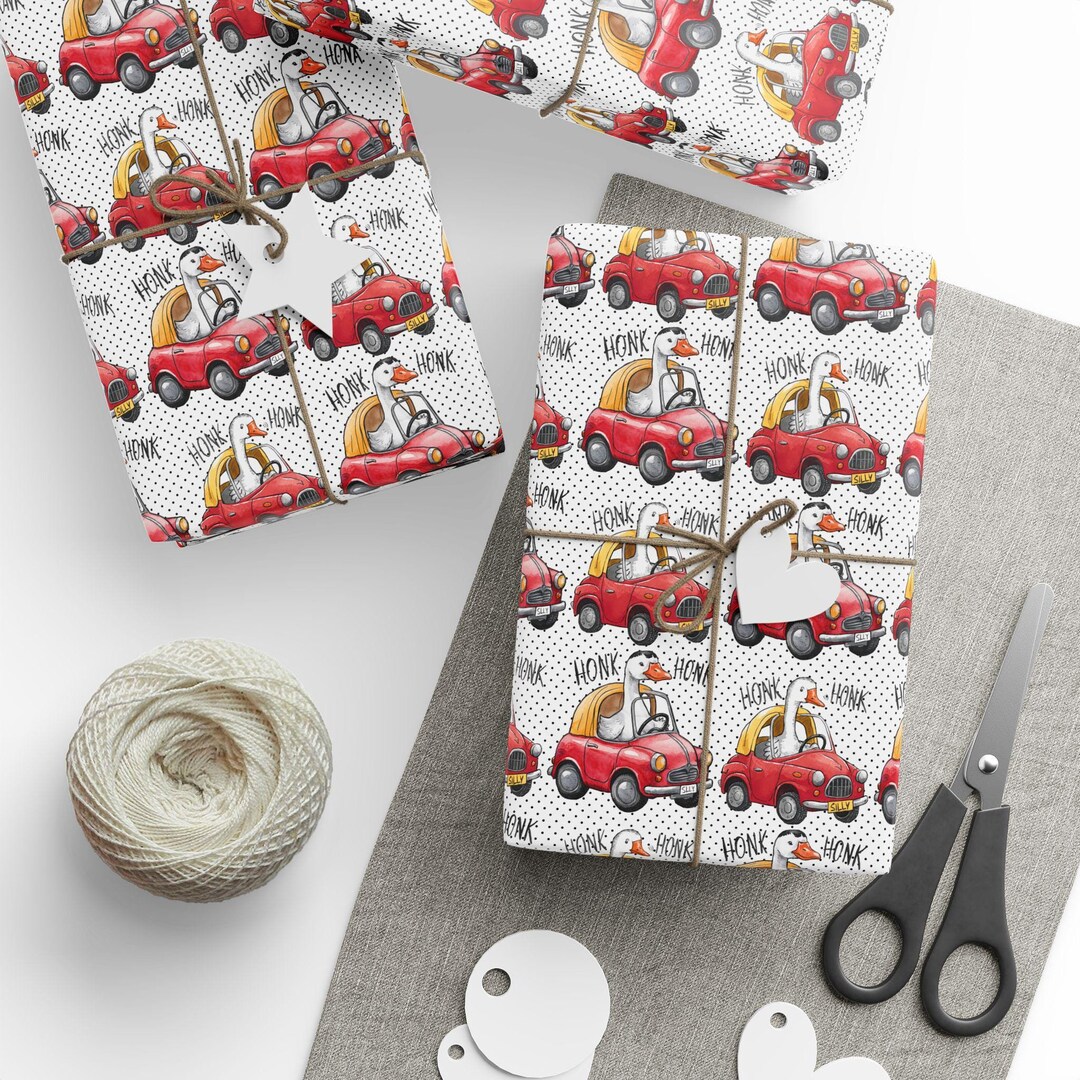 Silly Goose Wrapping Paper, Silly Goose Birthday Wrapping Paper Roll ...