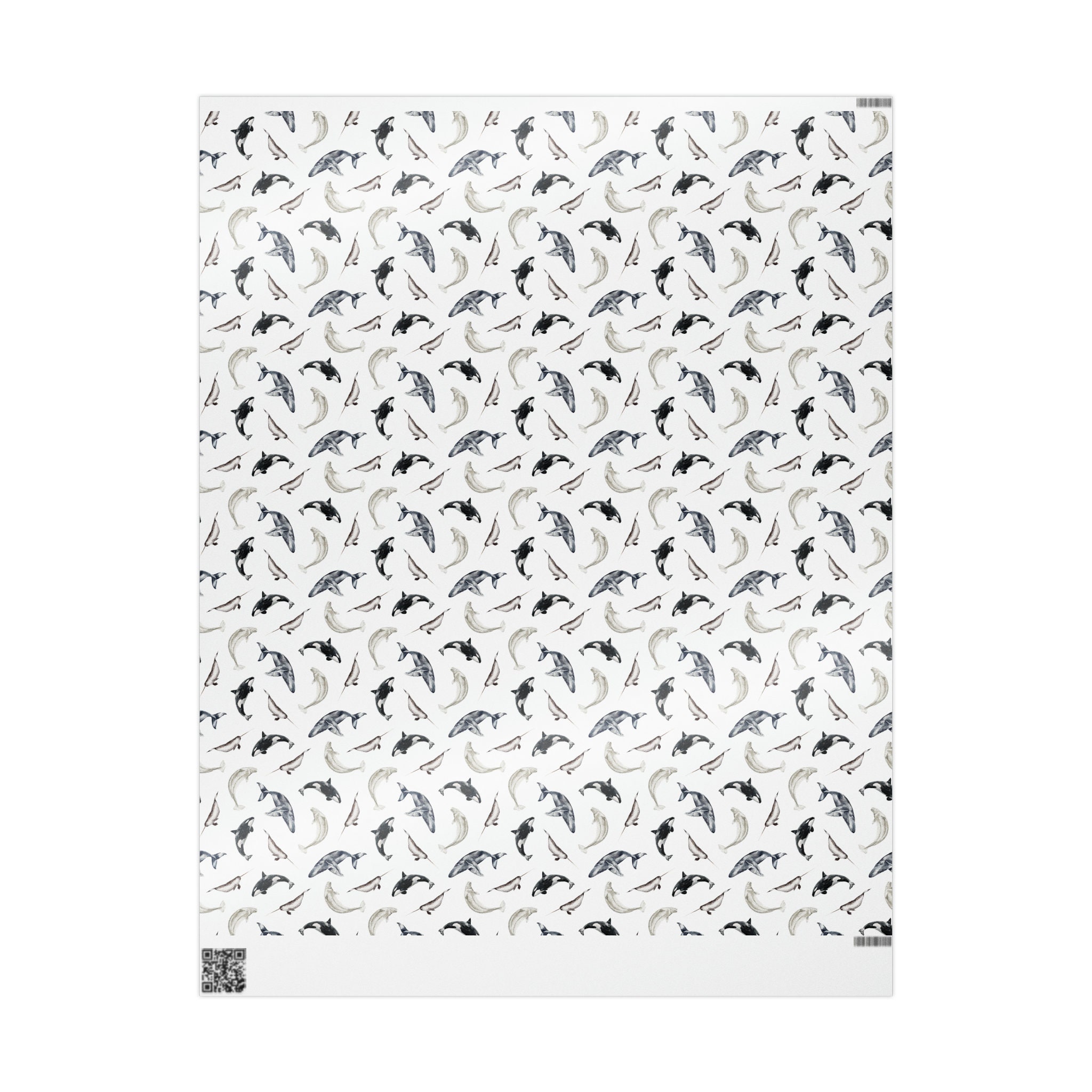 Arctic Animals Wrapping Paper Roll, Arctic Gifts, Polar Animals Gift ...