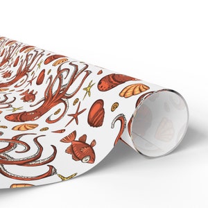 Octopus Wrapping Papers, Octopus Gifts Wrapping Paper Roll, Octopus ...