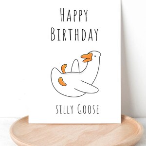 Silly Goose Birthday Cards, Funny Goose Cards, Silly Goose Digital ...