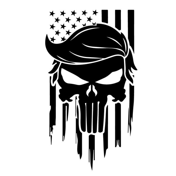 Trump Skull Laser File - Etsy