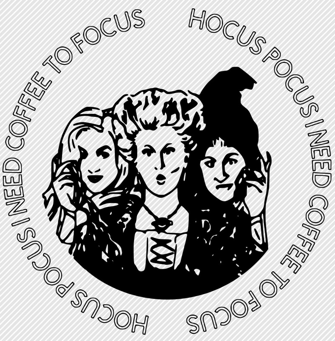 Hocus Pocus Coffee SVG File - Etsy