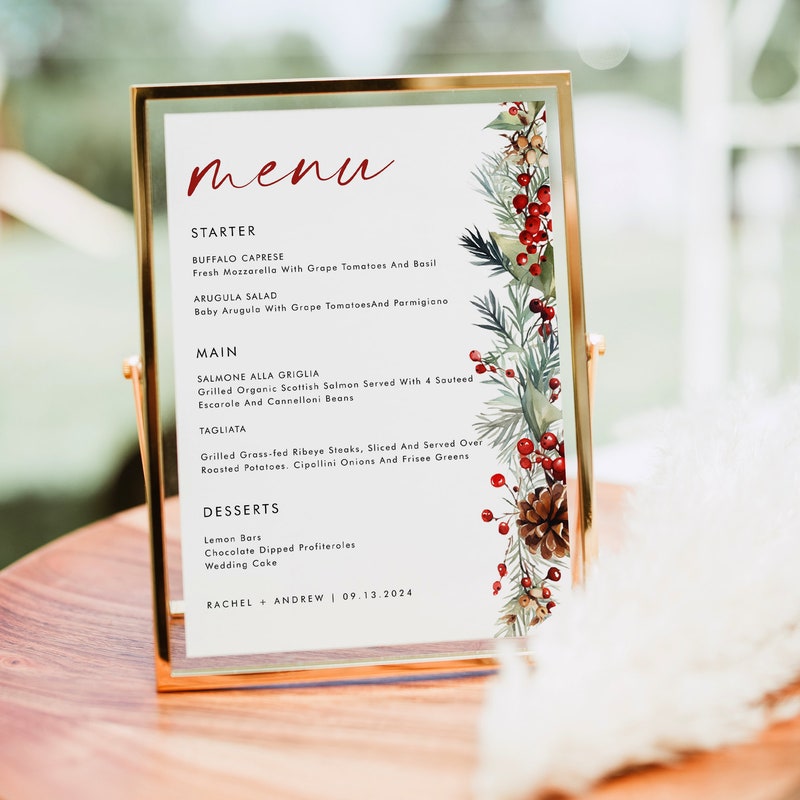 Christmas 2025 Menus - Etsy Canada