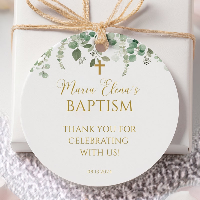 Baptism Tag - Etsy