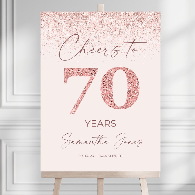 70 Th Birthday Backdrops - Etsy
