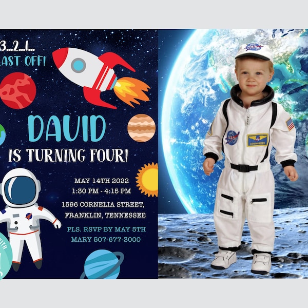 Space Birthday - Etsy