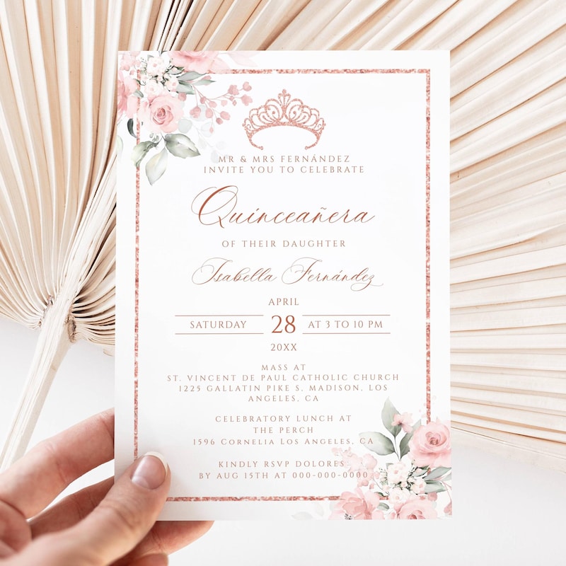 Pink and Rose Gold Quince - Etsy