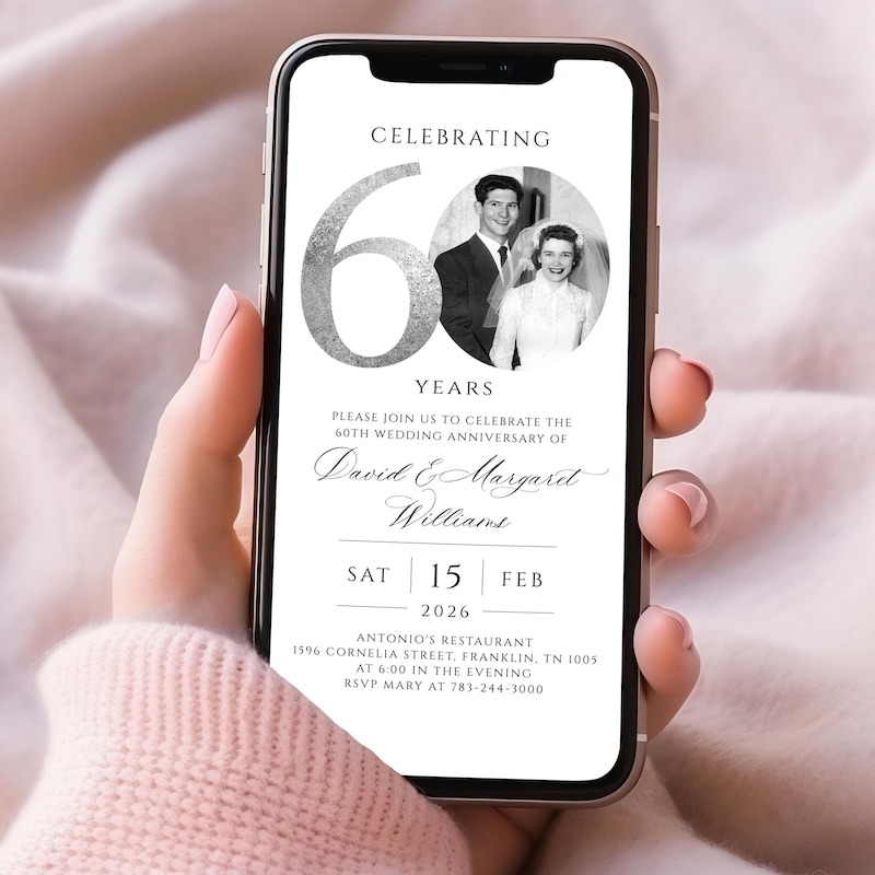 Anniversary Date Template - Etsy