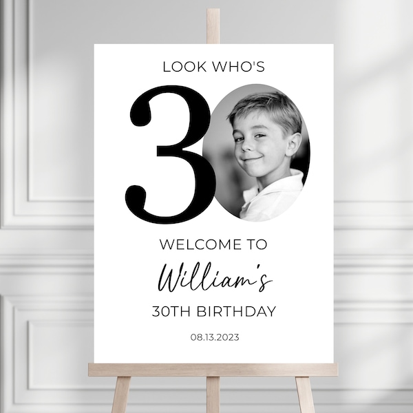 30th Birthday Sign - Etsy