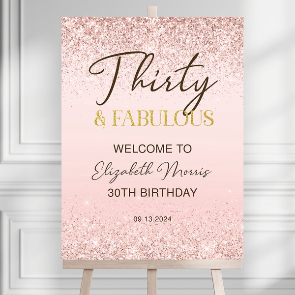 30th Birthday Sign - Etsy