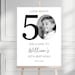 50th Welcome Sign, Look Who's 50 Welcome Sign, Modern 50th Welcome Sign ...