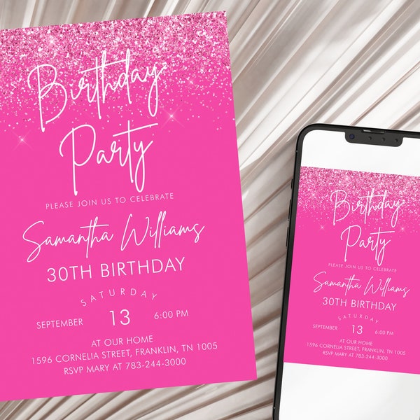 Pink Theme Party - Etsy