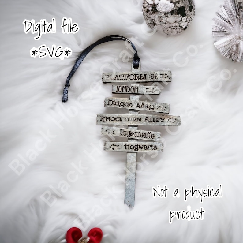 Wizard Locations Directional Sign SVG Digital File - Etsy