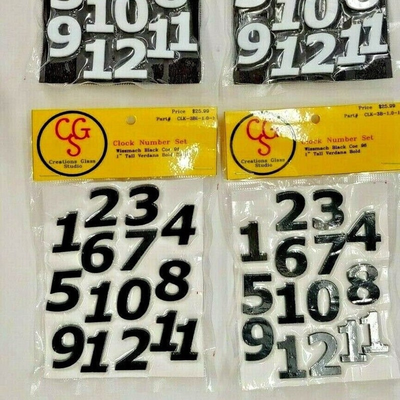 Stained Glass Numbers - Etsy