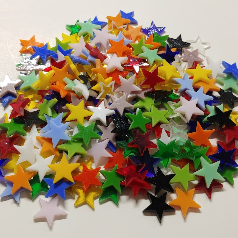 Glass Art Star Shape - Etsy