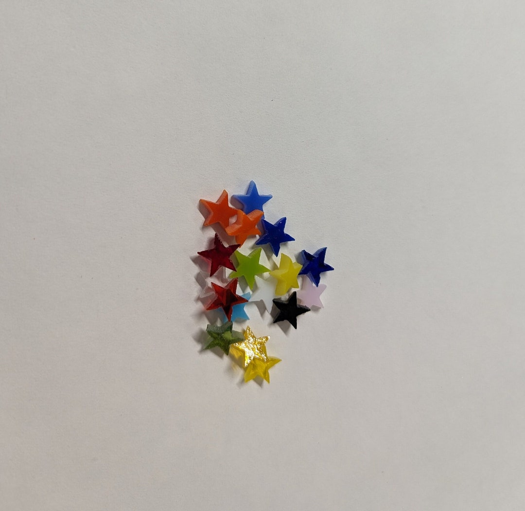 Coe 90 - 3/8" Precut Stained Glass Stars - for Fusing / Mosaic - Coe 90 ...