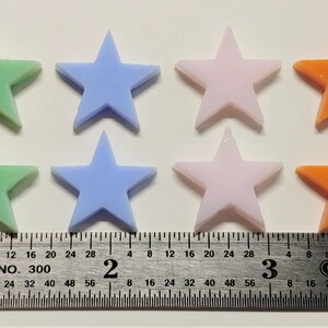 3/4" Coe 96 Precut Stained Glass Glass Stars - for Fusing / Mosaic - Etsy