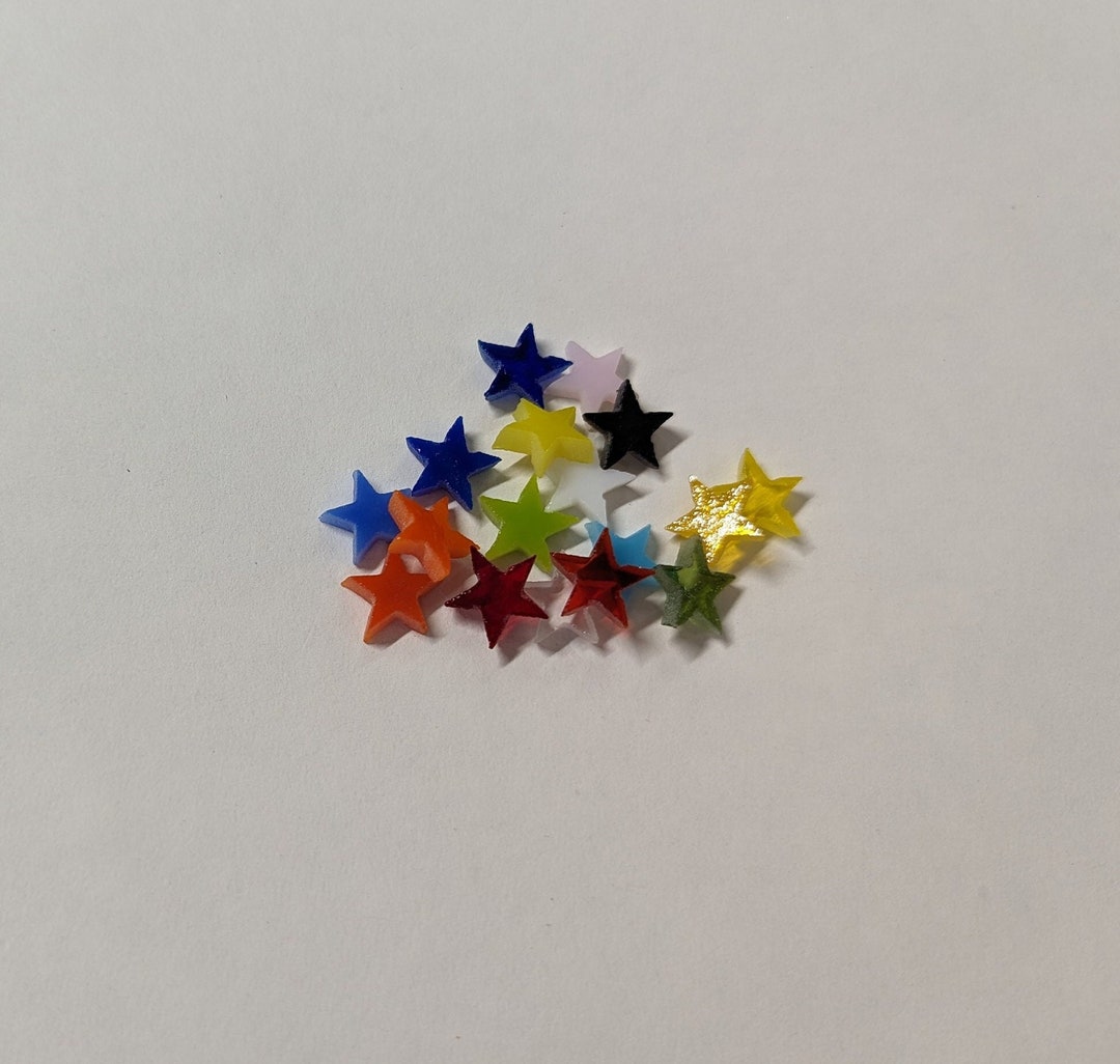 Coe 90 - 1/2" Precut Stained Glass Stars - for Fusing / Mosaic - Coe 90 ...
