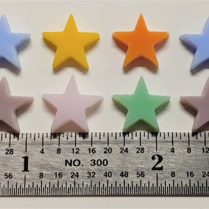 5/16" Coe 96 Precut Stained Glass Glass Stars - for Fusing / Mosaic - Etsy