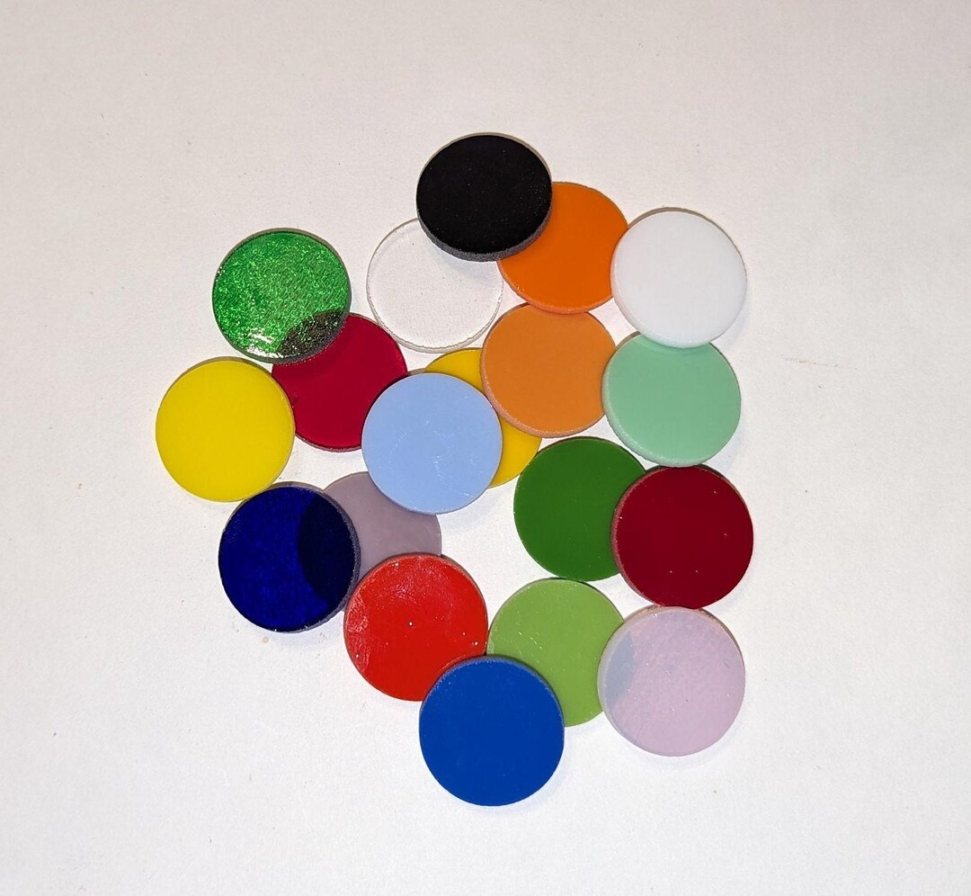 2" Precut Stained Glass Circles - Coe 96 Glass - for Fusing / Mosaic - Etsy