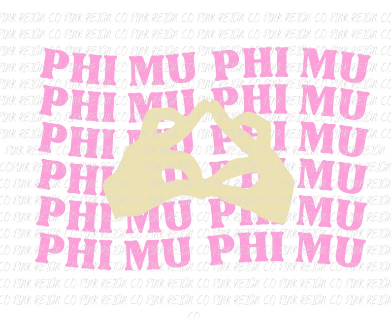 Phi Mu SVG Sorority Svg - Etsy