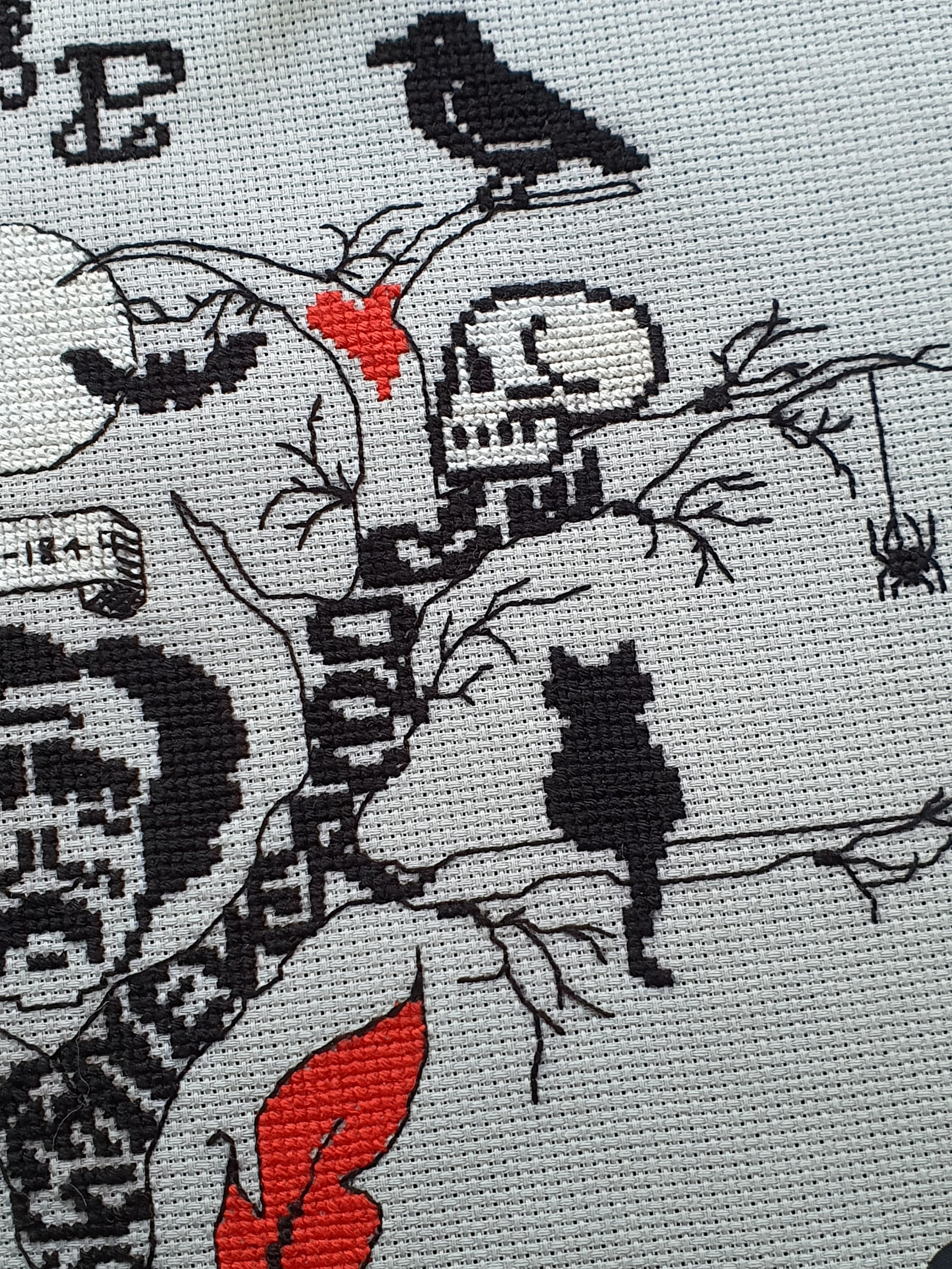 Edgar Allan Poe Cross Stitch Pattern Gothic Embroidery Chart - Etsy