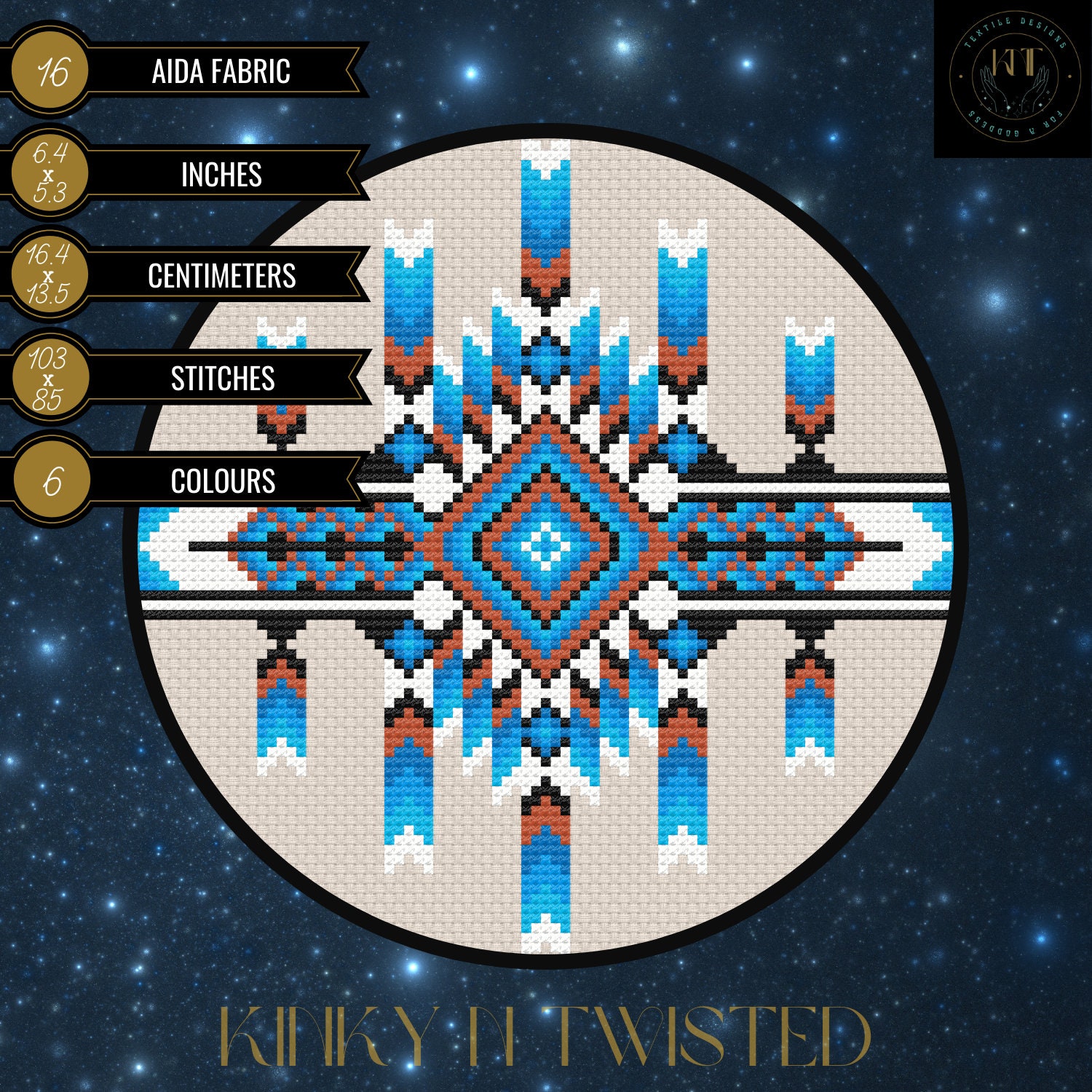 Double Pattern. Traditional Native American Cross Stitch Pattern, Boho ...