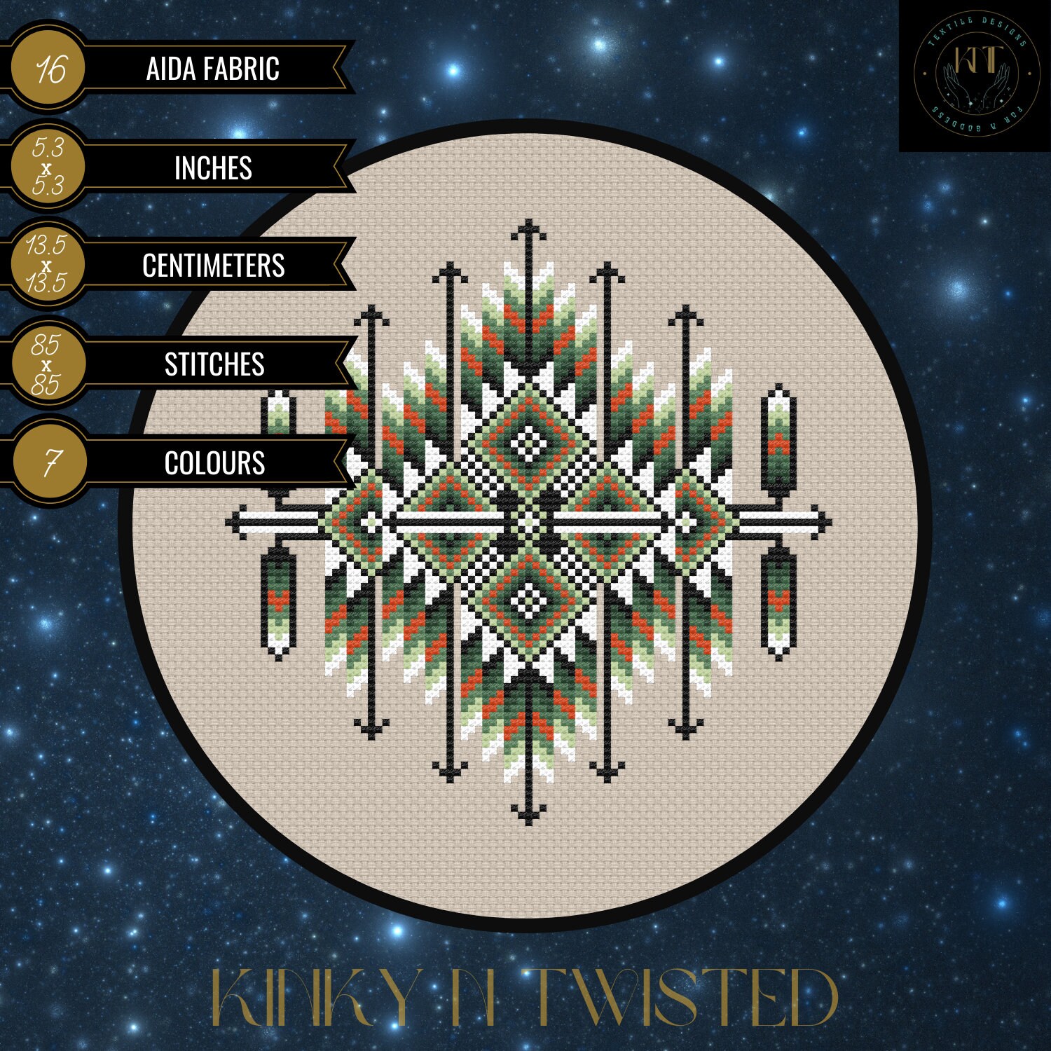 Double Pattern, Traditional First Nation Cross Stitch Pattern, Modern ...