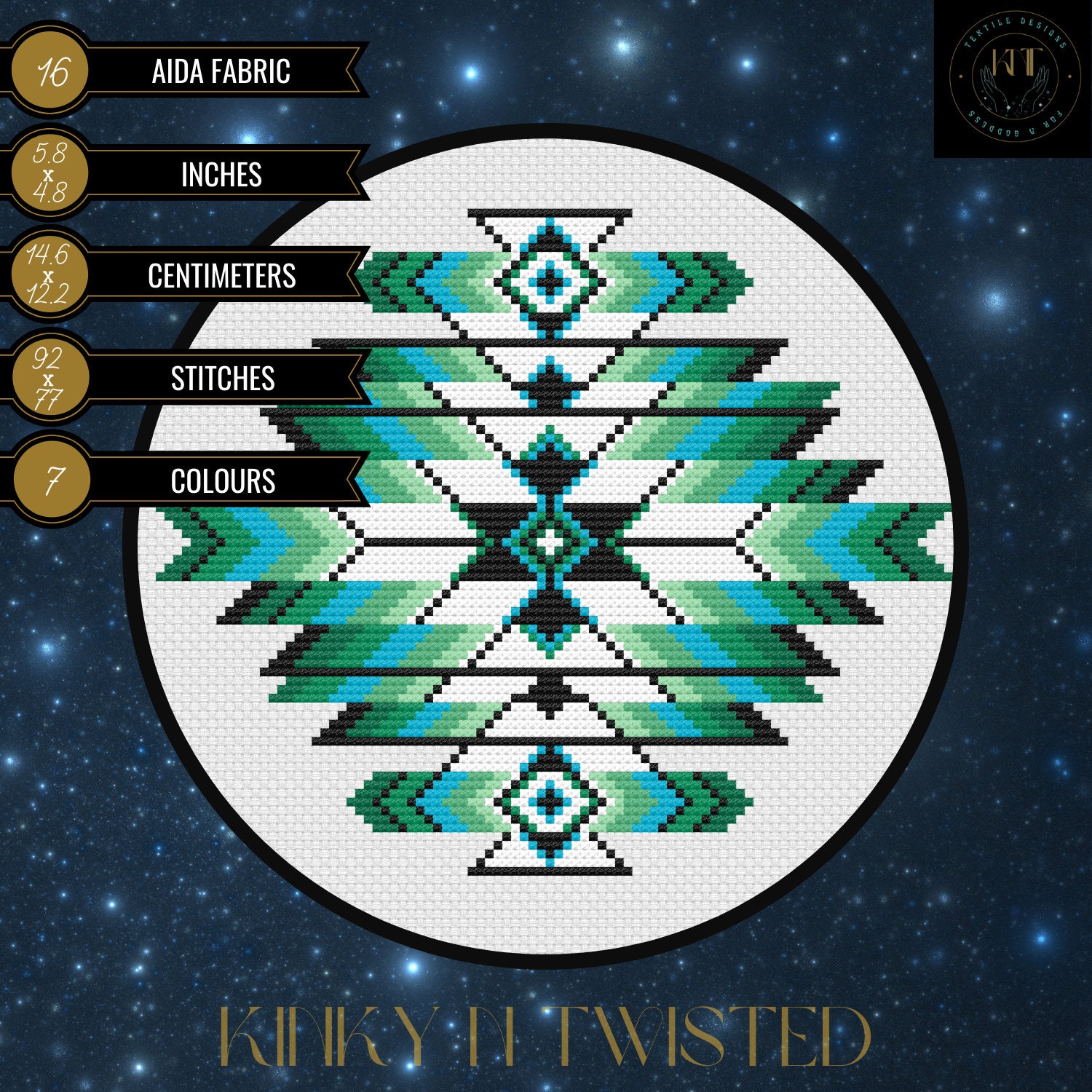 Double Pattern. Traditional First Nation Cross Stitch Pattern, Modern ...