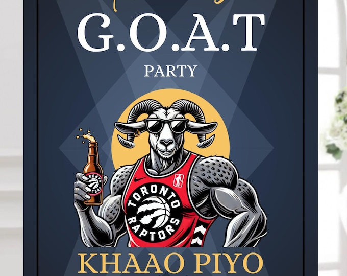 Punjabi Bakra Party Welcome Sign, Customizable Jersey, Goat Meat Party ...