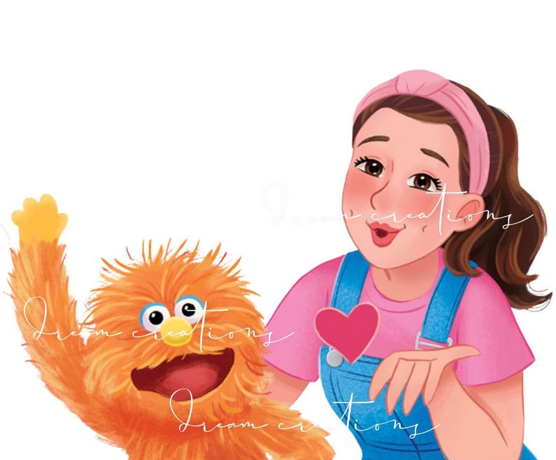 Ms. Rachel & Herbie PRINT ONLY PNG - Etsy