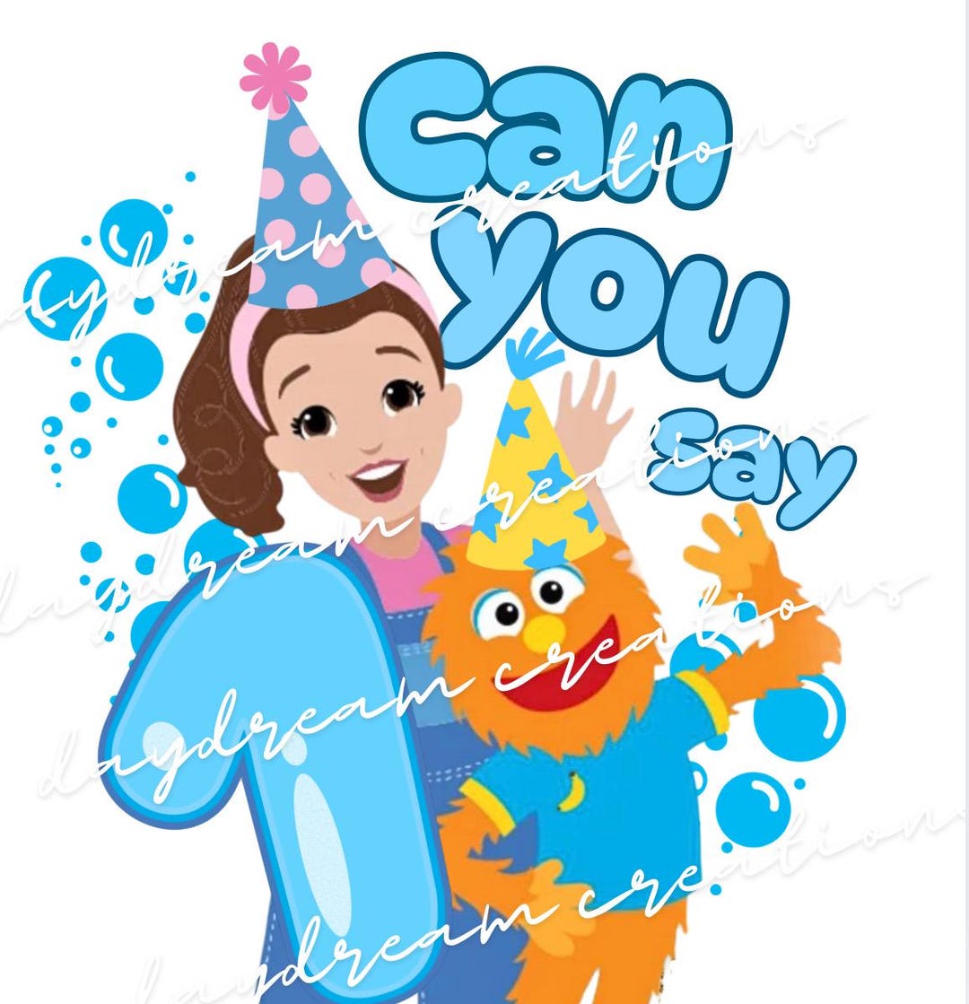 Ms. Rachel Birthday Can You Say 1 PNG - Etsy
