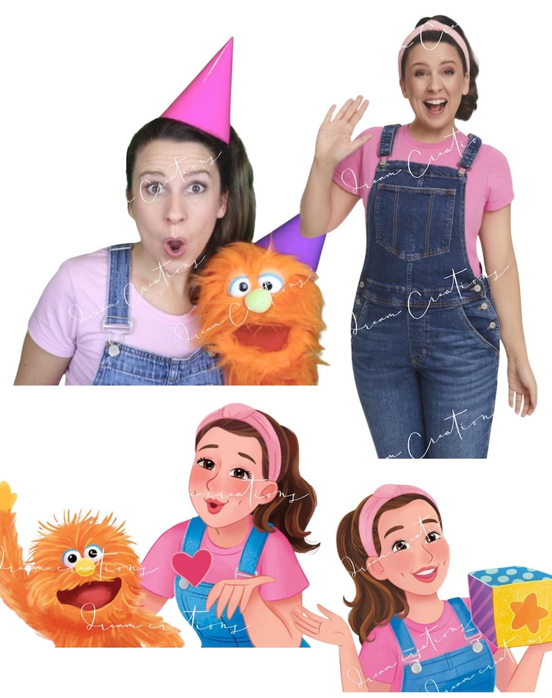 Ms. Rachel PRINT Bundle 4 Images - Etsy