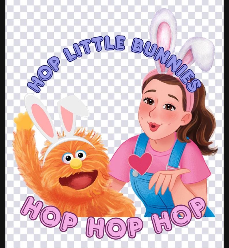 Ms. Rachel - Hop Little Bunnies PNG - Etsy
