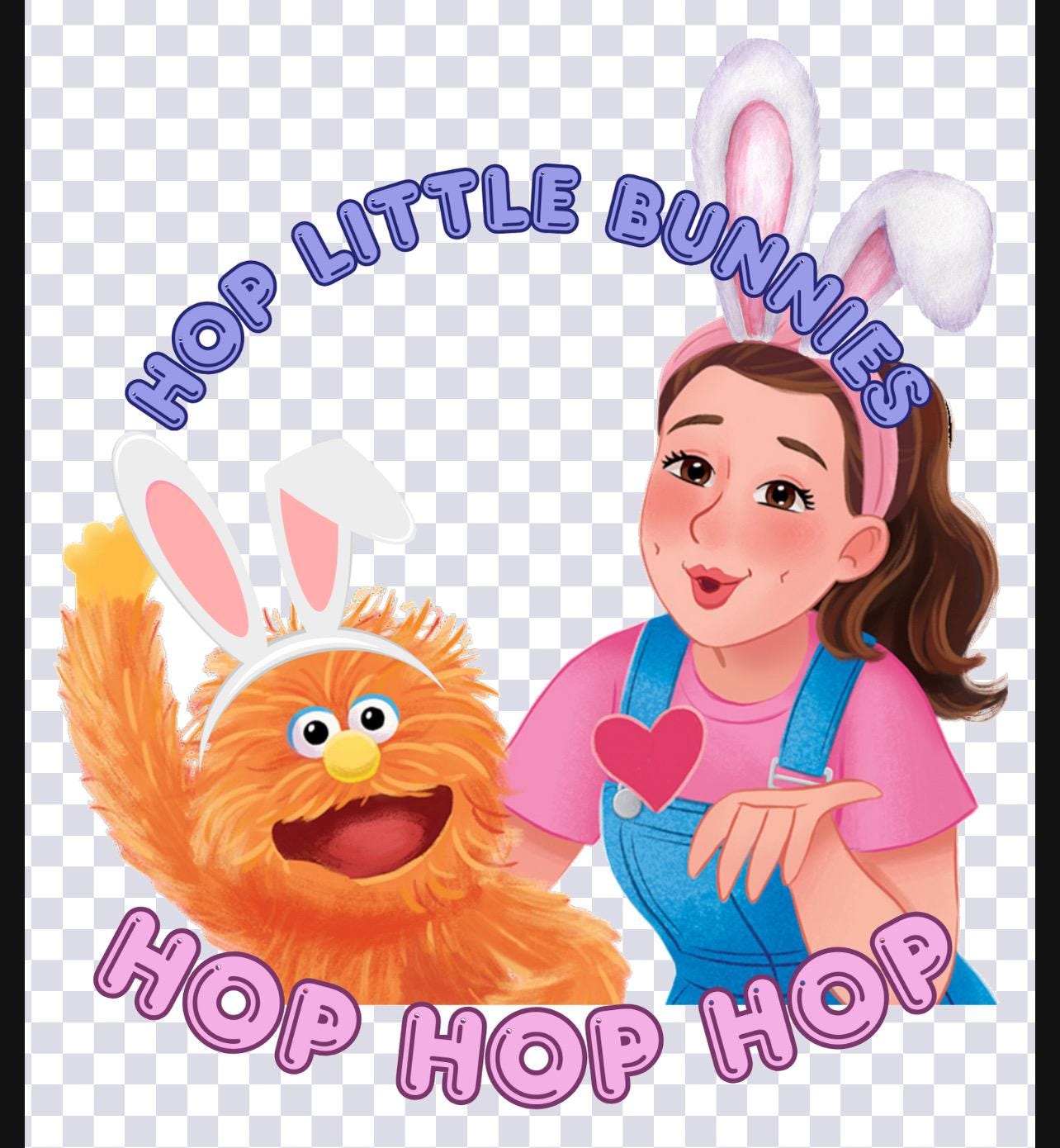 Ms. Rachel - Hop Little Bunnies PNG - Etsy