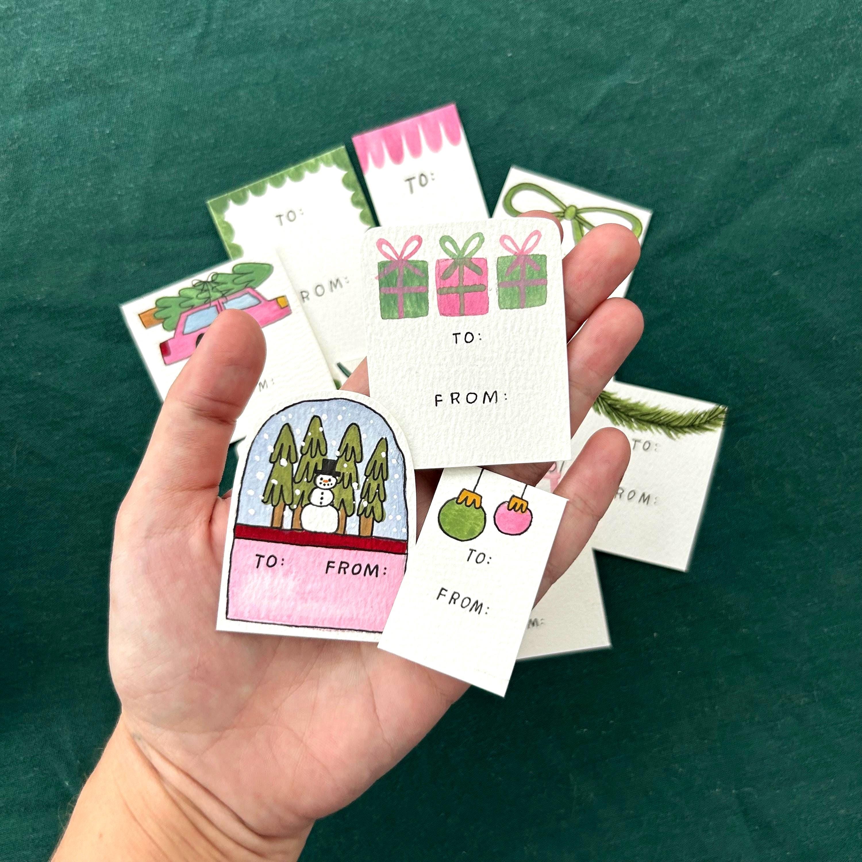 Hand-painted Gift Tags - Variety Pack (wicked Theme) - Etsy