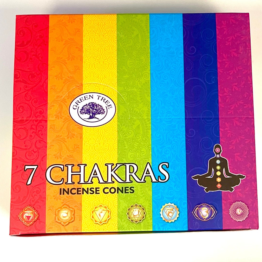 7 Chakras Incense Cones Aroma Home Fragrance Smudging Green - Etsy