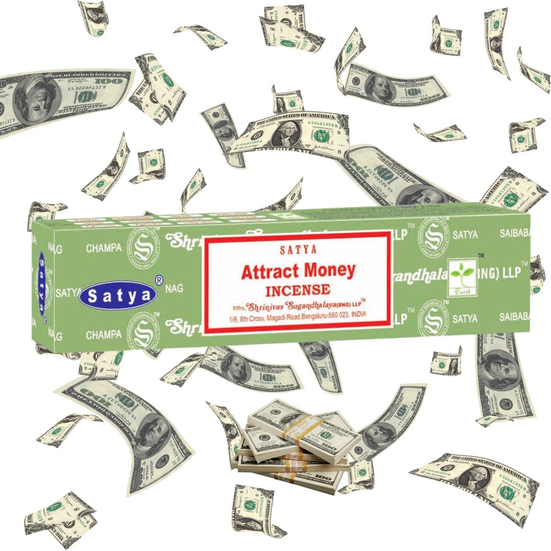 Satya Attract Money Incense Sticks - Scented - Etsy